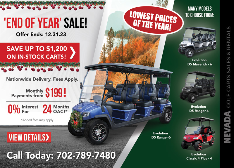 Contact Nevada Golf Carts, Golf Cart Sales, EV Carts - Nevada Golf Carts