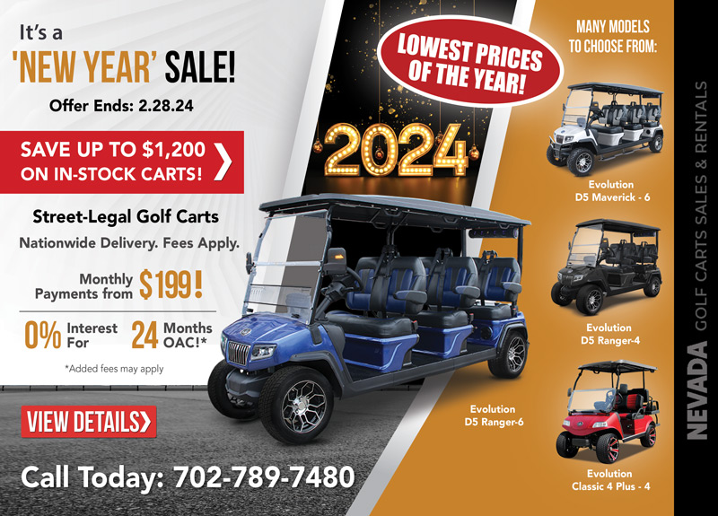 Golf Cart Review – Evolution D5 Ranger-4 Golf Cart - Nevada Golf Carts