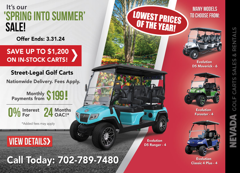 Contact Nevada Golf Carts, Golf Cart Sales, EV Carts - Nevada Golf Carts